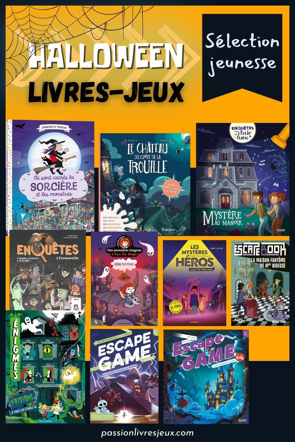 Top 10 Livres-Jeux pour Halloween | Ma sélection jeunesse - Passion ...