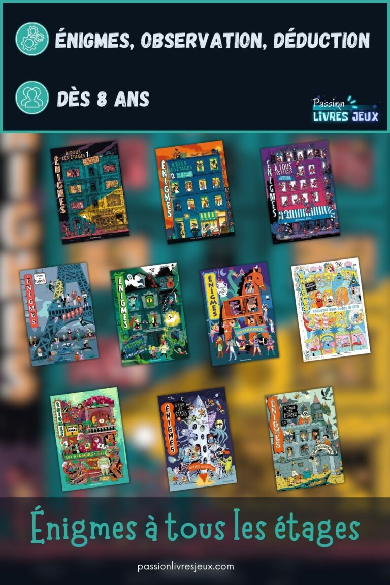 Énigmes à tous les étages | Collection complète - Passion Livres-Jeux