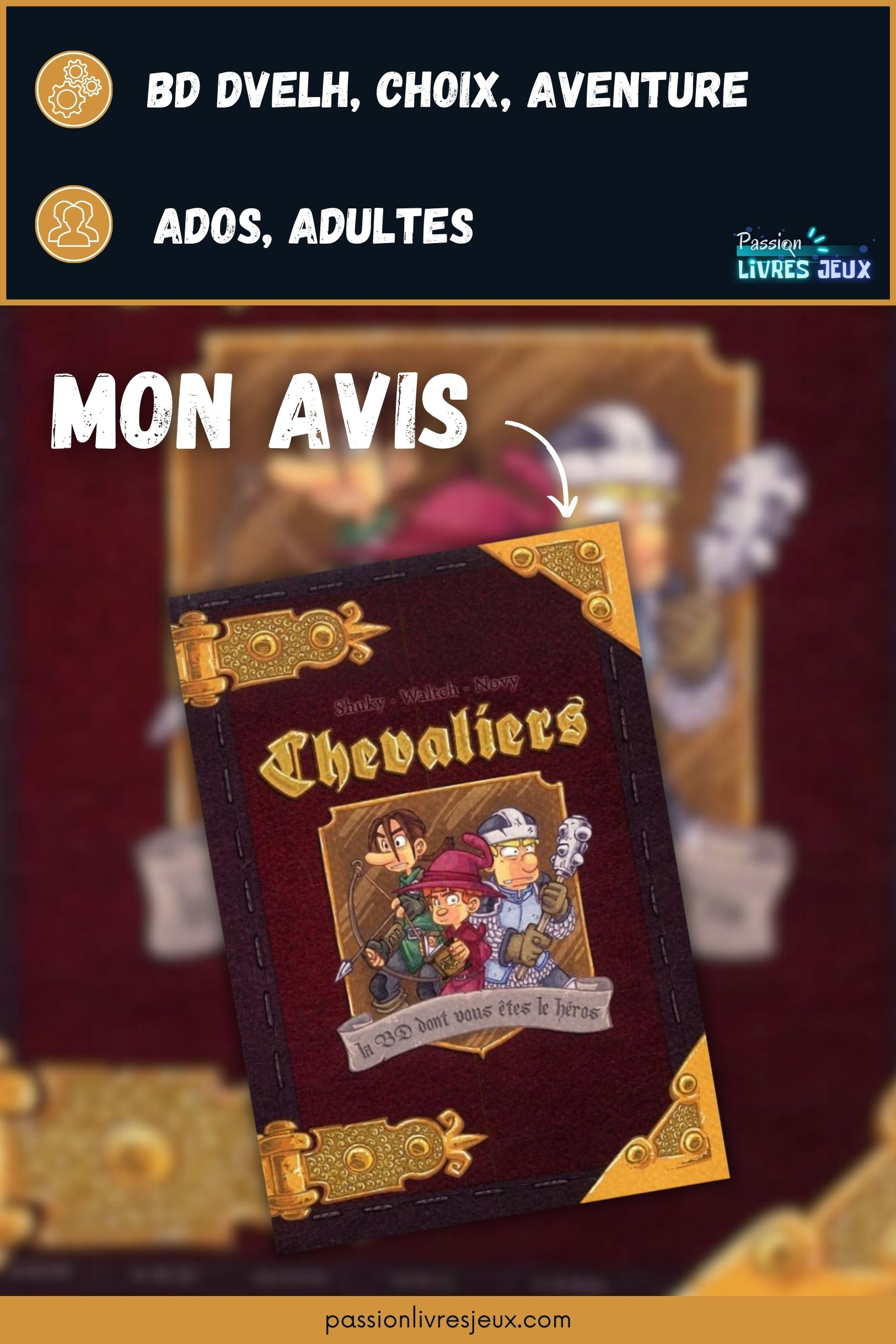 Chevaliers - La BD dont vous êtes le héros : Livre 1 | Test & Avis ...